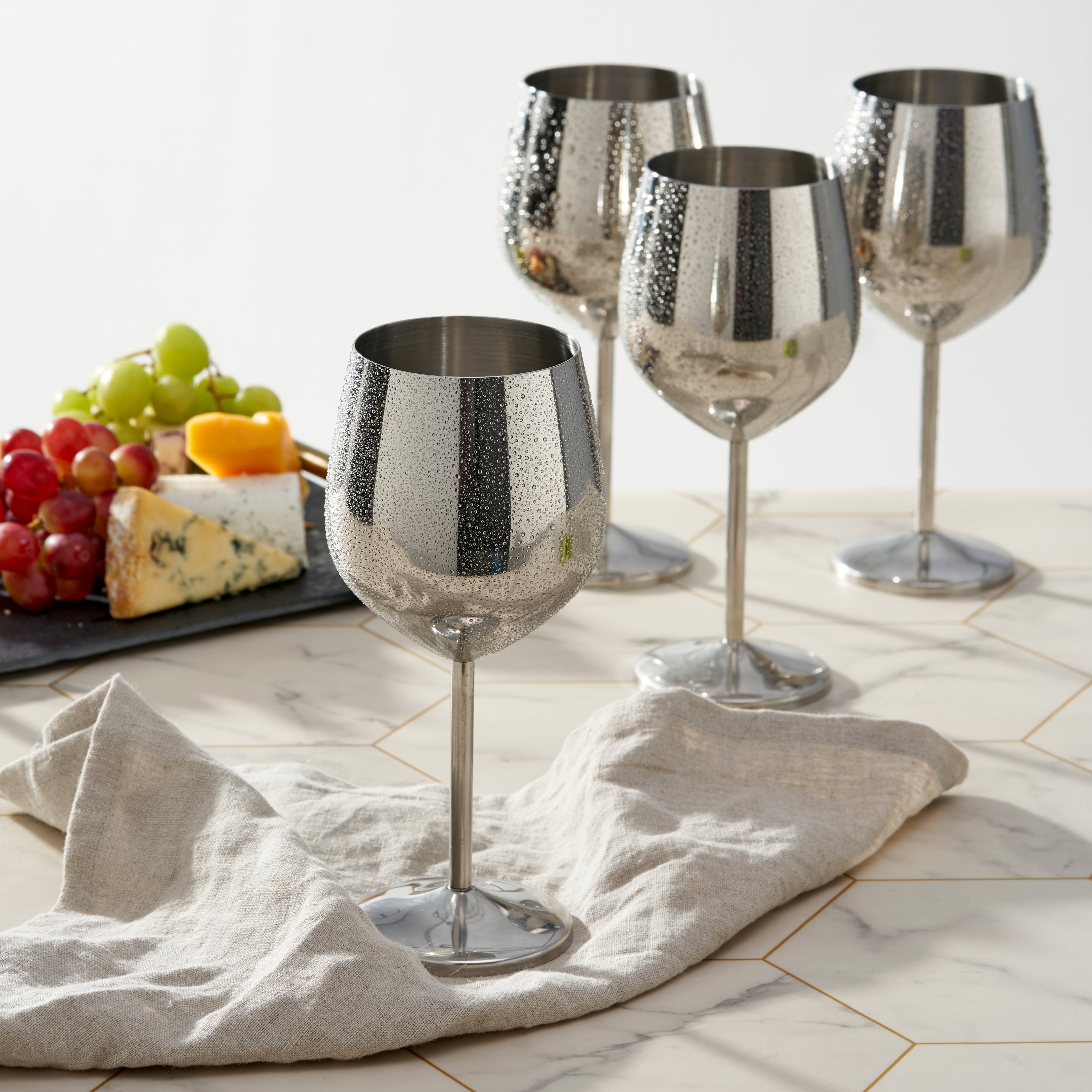 Stainless Steel Wine Glasses, Champagne Flutes, Gin Goblets & More ...